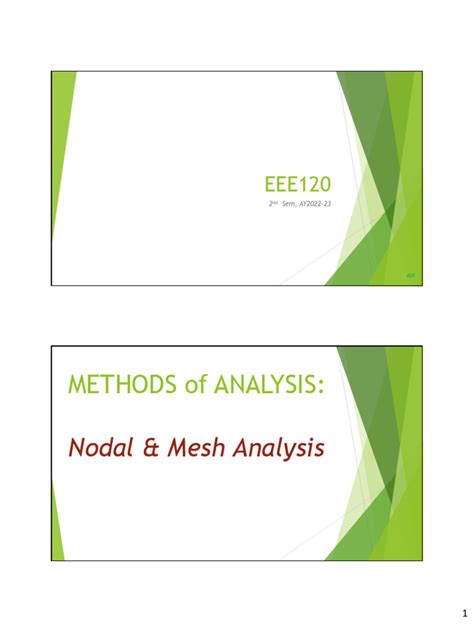 [lesson] nodal mesh analysis part 1 pdf