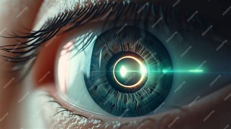 Premium Photo Laser And Glaucoma Eye Surgery Concept Close Up