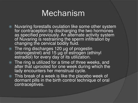 PPT Nuvaring Vaginal Ring To Prevent Pregnancy PowerPoint Presentation ID 7124947