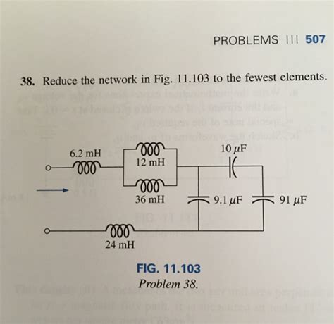 Solved Reduce The Network In Fig To The Fewest Chegg