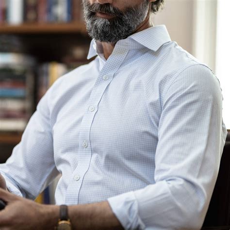 The Navy Singer Check Custom Shirt Ledbury