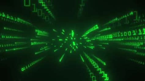 Matrix Style Binary Code Seamless Loop Digital Binary Code Processing — Stock Video © Tavrius