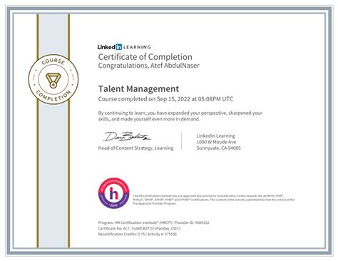 atef abdulnaser on linkedin certificate of completion