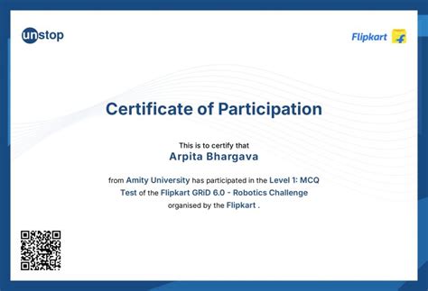 🚀thrilled to share my participation in flipkart grid 6 0 🚀 arpita bhargava