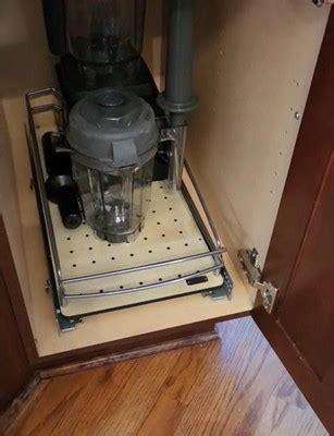 Rev A Shelf Pull Out Kitchen Cabinet Storage Organizer With Solid Bottom And Undermount Soft
