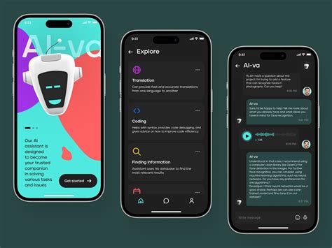 Chat Bot Mobile App Ui Mobile App Ui Chatbot App Chatbot Design