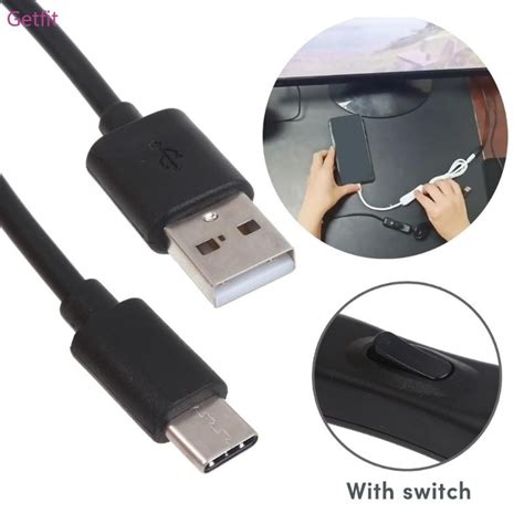 Getf Type C ถึง Usb A สายชาร์จชาย Type C Power Adapter สายไฟถ่ายโอน
