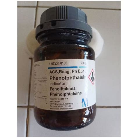 Jual Indikator Phenolphtalein Indikator Pp Repack 5 Gr Shopee Indonesia