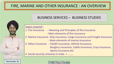 Fire Marine Other Insurance An Overview Online Course