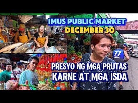 LAGAY NG IMUS CAVITE PUBLIC MARKET/SIKSIKAN NA ANG MGA NAMIMILI DITO. - YouTube