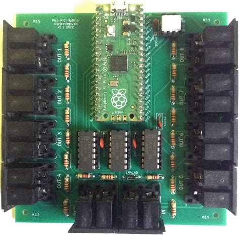Raspberry Pi Pico Midi Splitter Part 2 Simple Diy Electronic Music