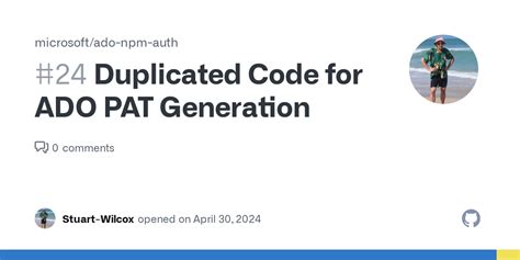 Duplicated Code For ADO PAT Generation Issue 24 Microsoft Ado Npm Auth GitHub