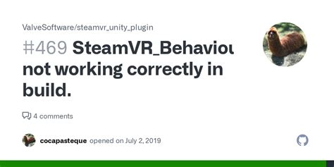 Steamvrbehaviourskeleton Not Working Correctly In Build · Issue 469 · Valvesoftwaresteamvr