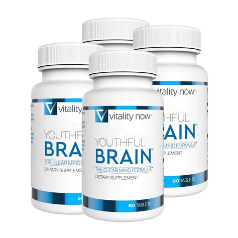 Youthful Brain 4 Bottle Bundle Memory And Brain Health Support Desertcart New Zealand