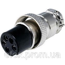 Купить Разъем G16 MIC 325 F крепление на кабель, 5 контактов, цена 19. ...