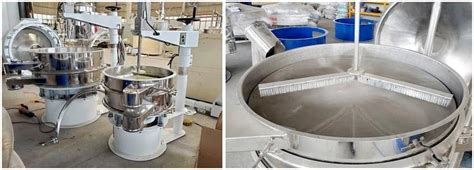 Rotary Brush Cleaning Vibratory Sifter Machine For Powder