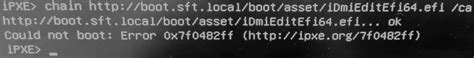 Cant Load Efi File In Ipxe That Works Fine In The Bios Efi Shell · Ipxe Ipxe · Discussion 550