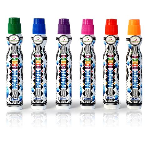 Bingo Party Accessories United Novelty Super Bright Fluorescent Bingo Daubers 43ml Mini