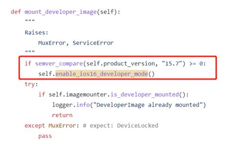 为什么 Ios 版本大于 157 时就要调用 Enableios16developermode 方法 · Issue 294