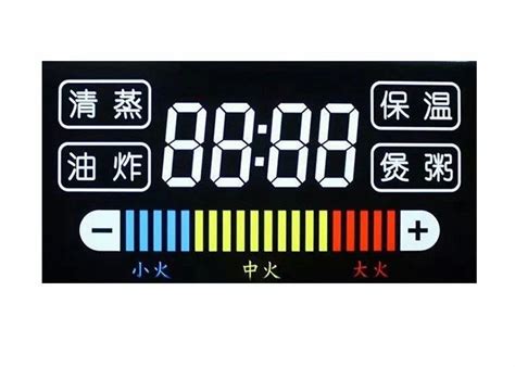 7 segment va lcd display module customized size lcd screen negative lcd