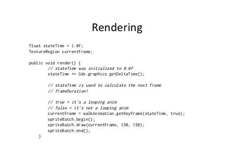 Libgdx User Input And Frame By Frame Animation Libgdx User Input And Frame By Frame Animation