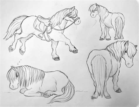 Cute Fluffy Pony Drawing Artofit