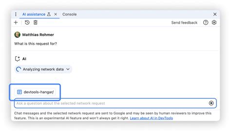 Ai Assistance For Network Chrome Devtools Chrome For Developers