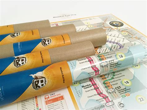 Mrm Printed Map Rolls Locals Of Mumbai