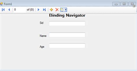 How To Use Bindingnavigator Control In Windows Forms Application Mynet Tutorials