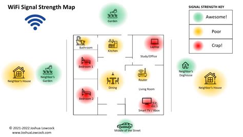 Wifi Signal Map Joshua Lowcock