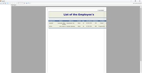 Employee Management System Project In VB NET Database