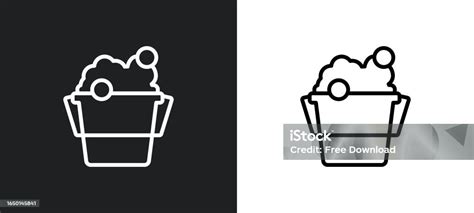 흰색과 검은색의 트레이 도구 윤곽선 아이콘을 닦습니다 와이핑 트레이 도구 플랫 벡터 아이콘은 웹 모바일 앱 및 Ui에 대한 청소 컬렉션에서 가져옵니다 날씬한에 대한 스톡