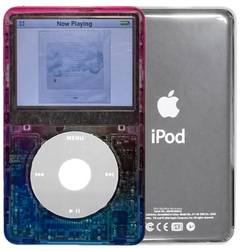 New Apple Ipod Video Classic 5th And 55 Enhanced Atomic Nebula Grey