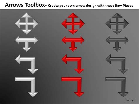 arrows toolbox powerpoint presentation slides db powerpoint templates
