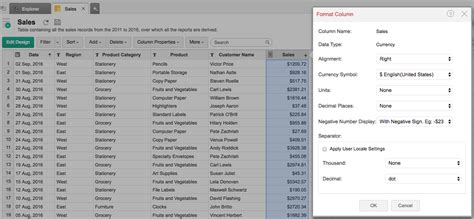 Format Your Columns As You Like In Zoho DB Reports Zoho Blog
