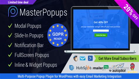 Master Popups Wordpress Popup Plugin And Editor Gpl Good