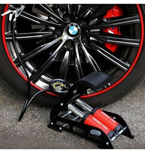 자전거 다용도 자동차량 오토바이크 더블 에어 발펌프 티몬