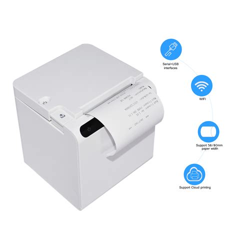 3英寸escpos Usb Wifi云pos收据打印机pos80b 蓝牙热敏打印机 Pos 收据打印机 58毫米桌面打印机 供应