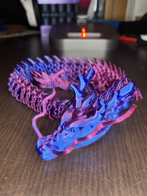 Работа Шарнирный дракон напечатанная в формате 3d • Сделано на 3d принтере Flsun Super Racer・cults