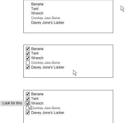 Toggle How To Represent An Ignore Option For A Control Such As A ListBox User Experience