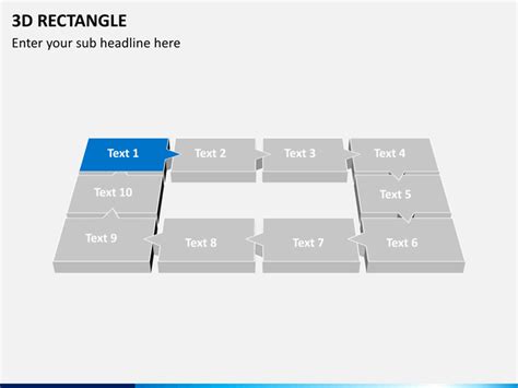 3d Rectangle Powerpoint Template Ppt Slides