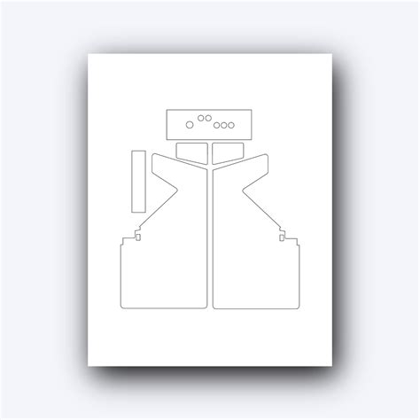 Arcade Skin Template For The Radical Arcade Kit Rzeroarcadeskins