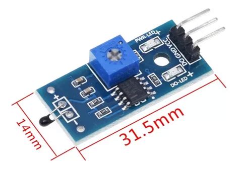 Módulo Sensor De Temperatura Com Termistor Ntc E Trimpot R 17 Em Mauá
