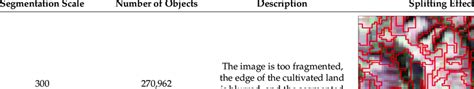 Comparison Of Multi Scale Segmentation Results Download Scientific