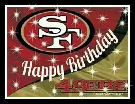 Niners 49ers Birthday Party Happy Birthday Football Happy Birthday