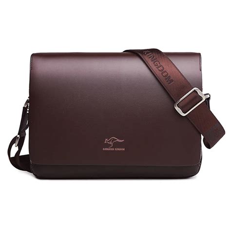 Luxury Leather Messenger Bag