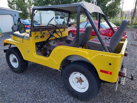 1971 Jeep Cj 5 Renegade Ii Suv Yellow 4wd Manual Base For Sale