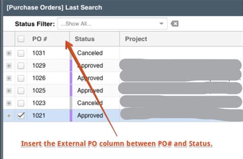 Adding A Custom Column To The Purchase Order Grid