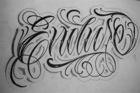 Tattoo In Cursive Writing