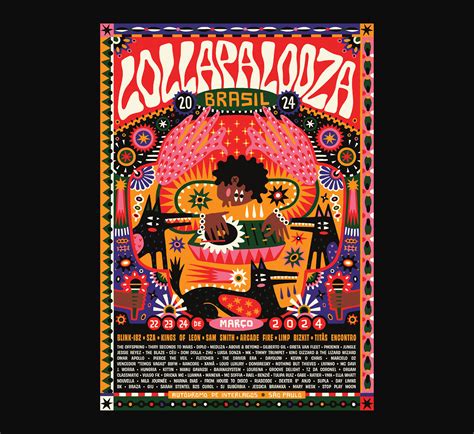 Lollapalooza Brasil 2024 Poster 4 Images Behance